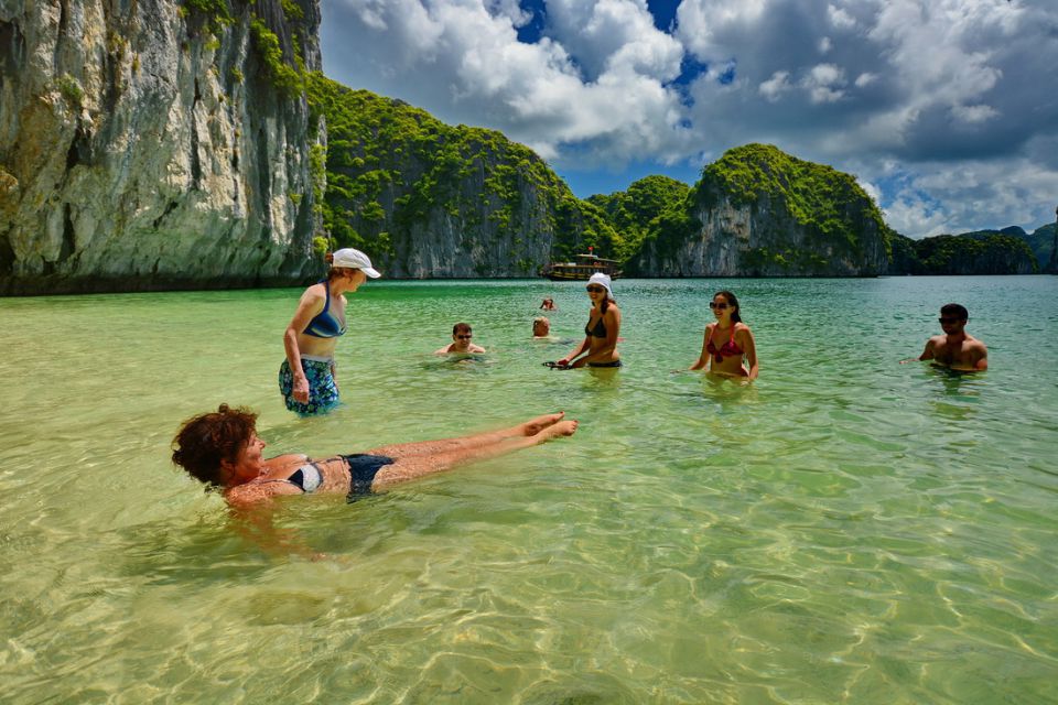 ba-trai-dao-beach-halong-bay - Vietnam Discovery Travel
